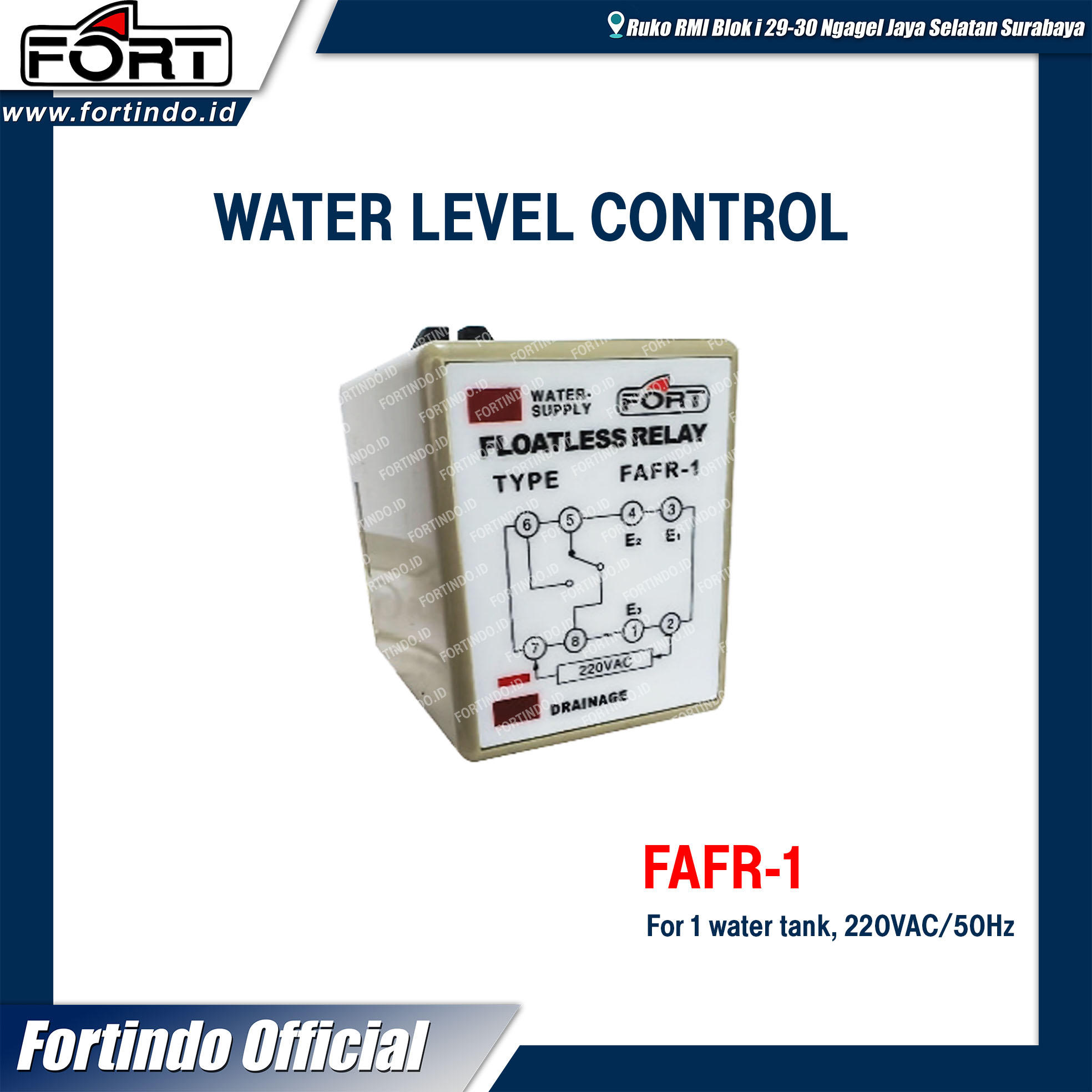 Floatless Relay Water Level Control Fafr 1 Fort Fortindo Id