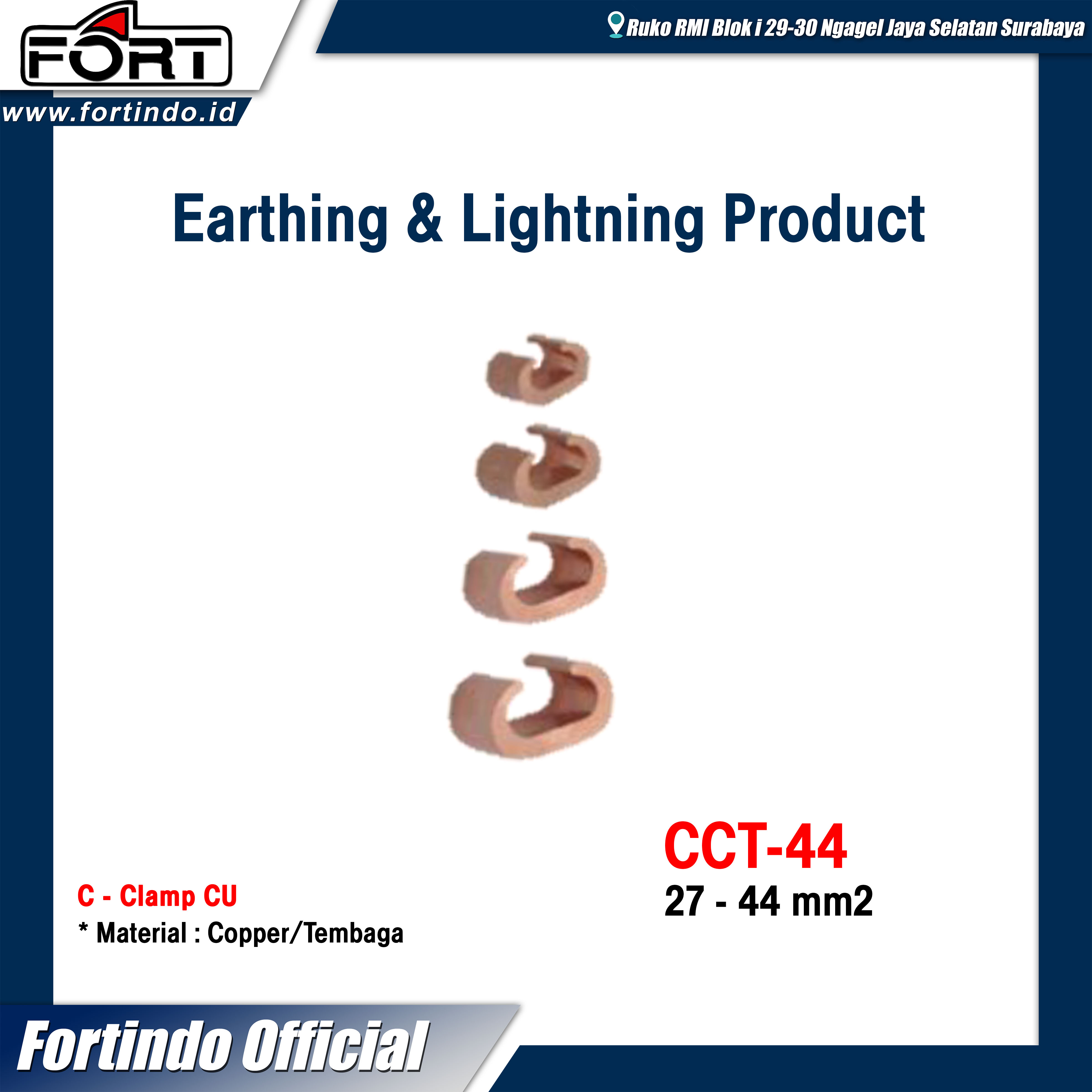 C-Clamp CU CCT-44 Merk FORT – fortindo.id